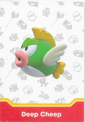 Carte Panini Super Mario - 2022 - N°086 - Deep Cheep | eBay