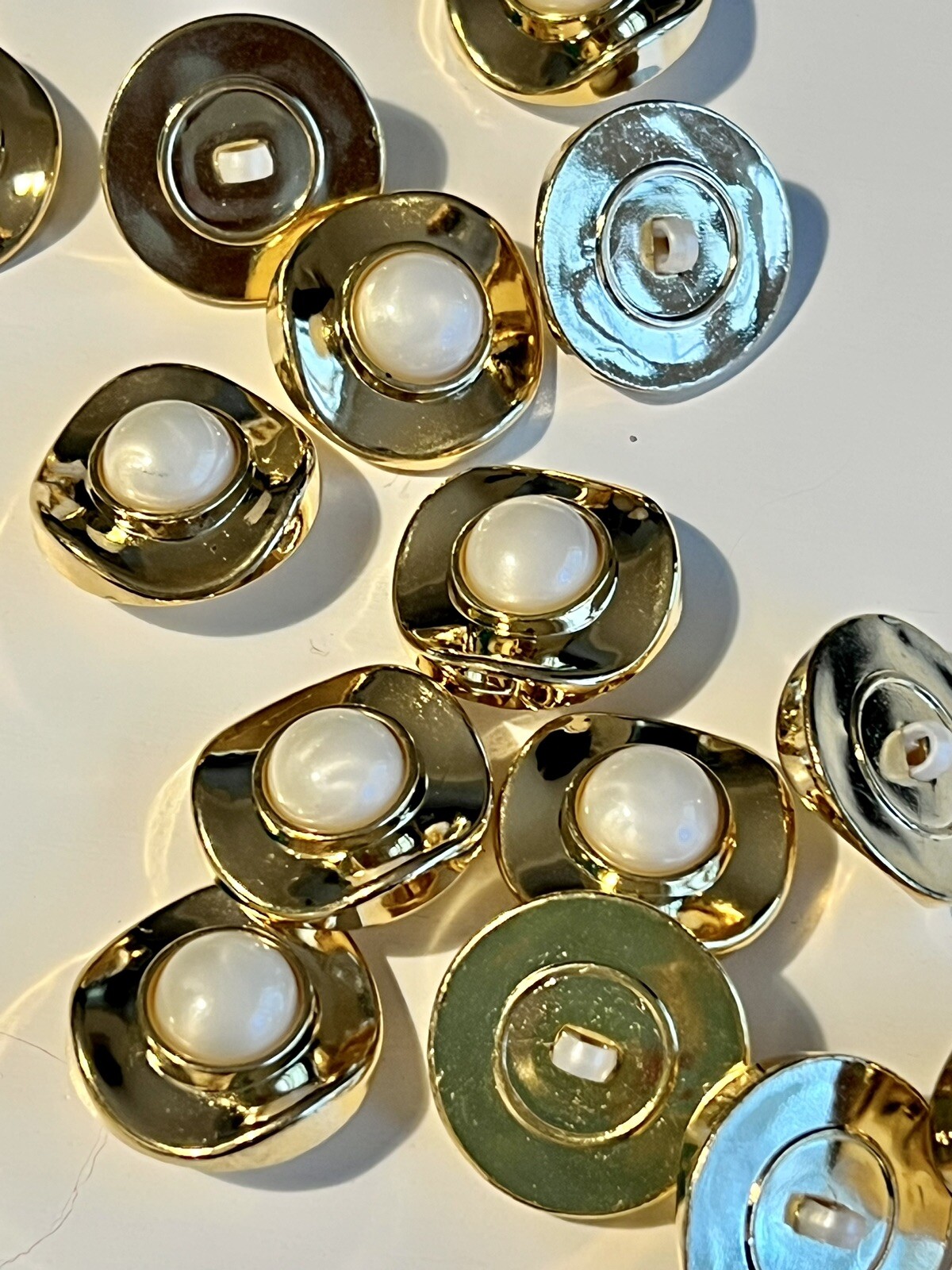 6 X Gold Shank Buttons 25mm Jacket Coat Dresses Cardigan Ref208 | eBay UK