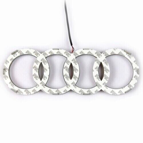 273x94mm Black Illuminated Car Led Front Grille Emblem Light For Audi ...
