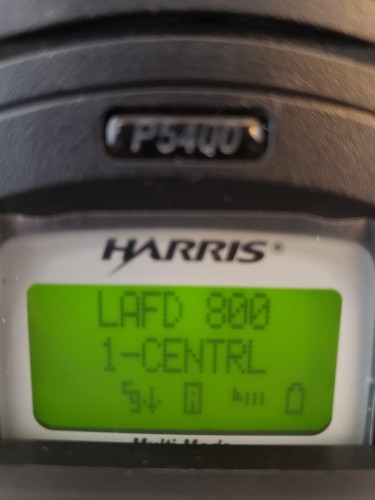 Harris P5400 LA CITY FIRE SCANNER 800 MHz Conv and P25 Phase I Trunk ...