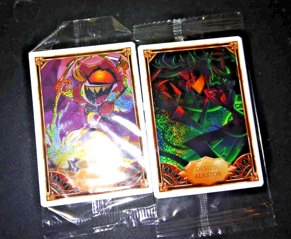 NEW Hazbin Hotel DEMON ALASTOR + NIFFTY THE ADAM SLAYER Promo Cards ...