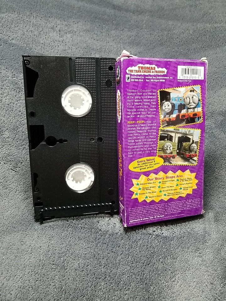 Thomas Friends - Thomas His Friends Help Out (VHS, 1996) 13132121536 | eBay