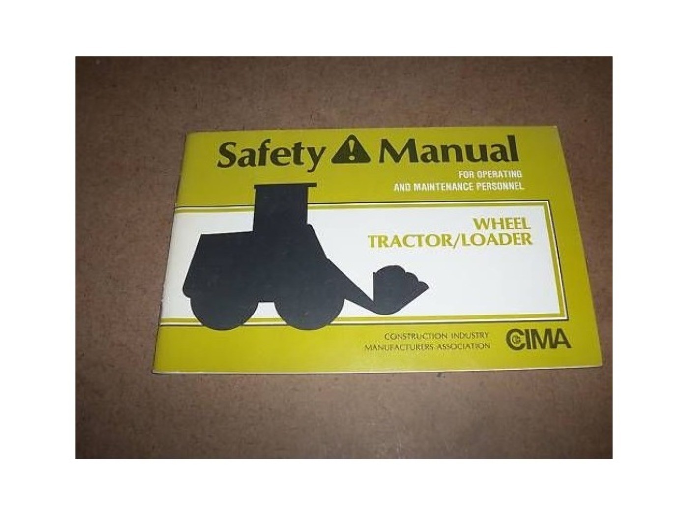 CIMA Safety Manual for Wheel Tractor Loader | eBay