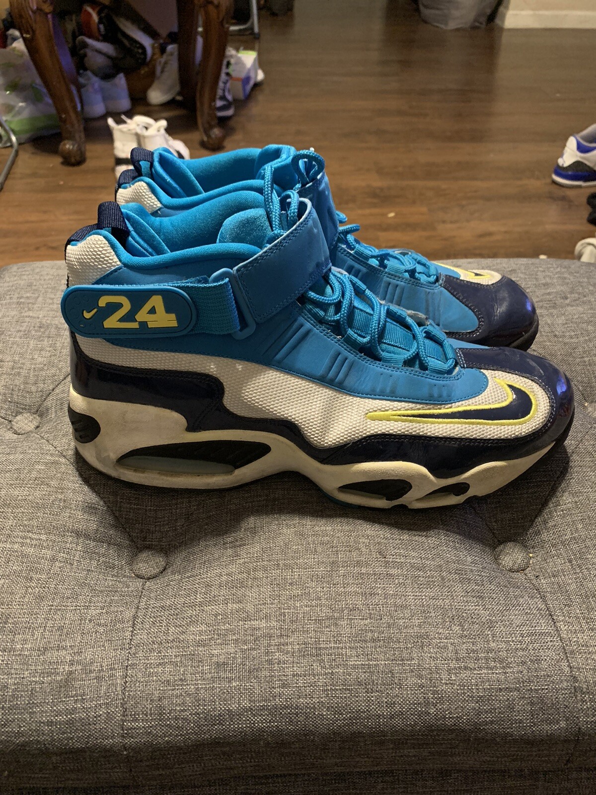 Nike Air Griffey Max 1 Pure Platinum Midnight Navy Vo… - Gem
