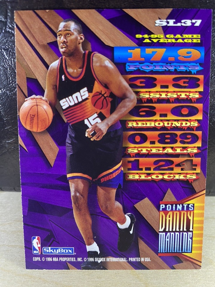 1995-96 NBA Hoops Slamland Danny Manning #SL-37 Phoenix Suns NM | eBay