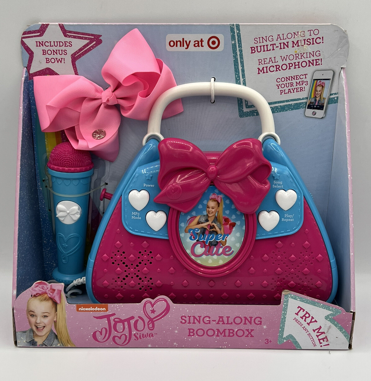 Nickelodeon Jojo Siwa Super Cute Sing Along Karaoke Machine W ...