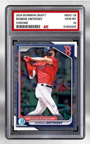 2024 Roman Anthony Bowman Chrome Draft Rookie Card #BDC-19 Red Sox ...