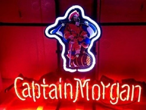 Captain Morgan Original Spiced Rum 20"x16" Neon Light Sign Lamp Real ...
