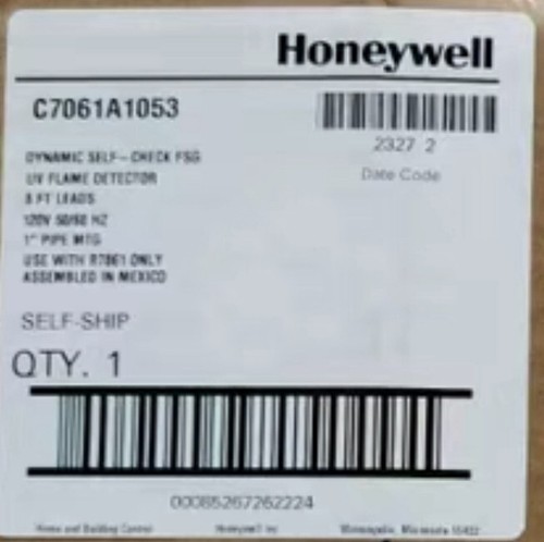 C7061A 1053 New Sealed Honeywell UV Flame Detector C7061A1053 C7061A ...