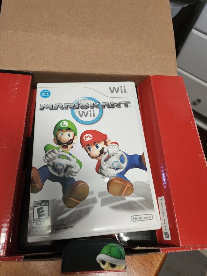 Red Nintendo Wii Mini Console Bundle Complete with Original Box & Mario ...