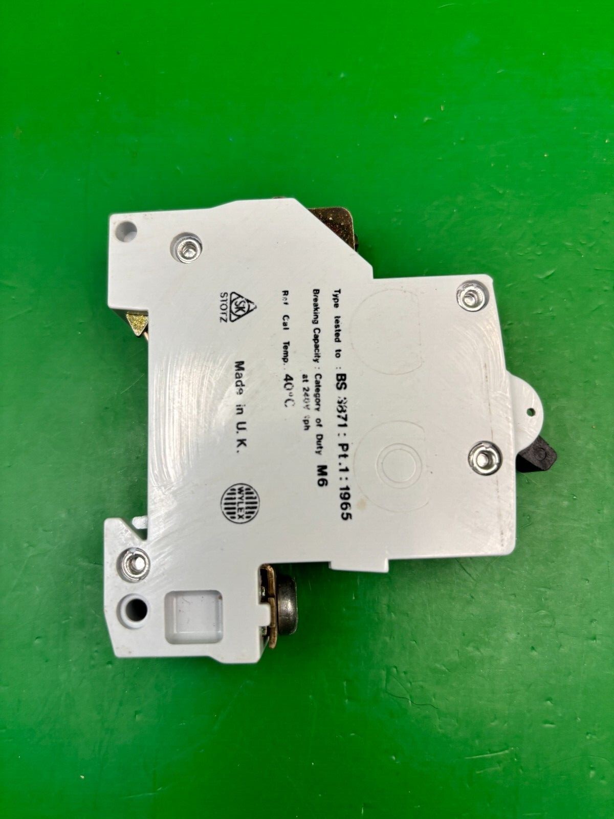 Wylex NB Series Type 2 MCB 5A NB05 10A NB10 15A NB15 30A NB30 40A NB40 ...
