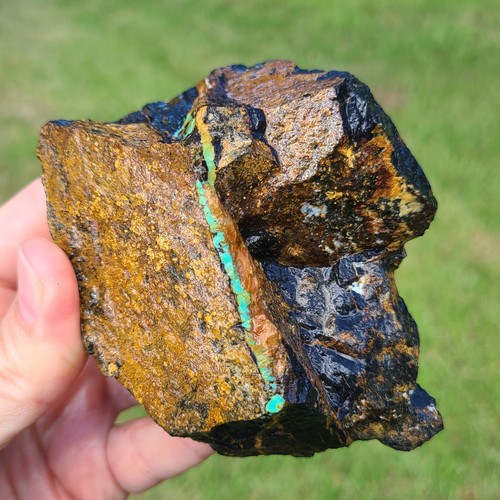 NATURAL BLACK JACK TURQUOISE ROUGH NEVADA USA 454.0 GRAMS | eBay