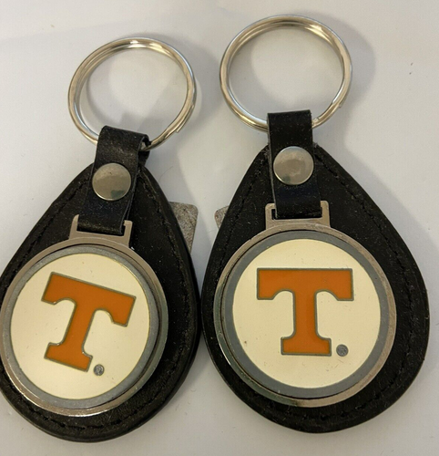 Tennessee Volunteers Leather Keychain ( set of 2 ) | eBay