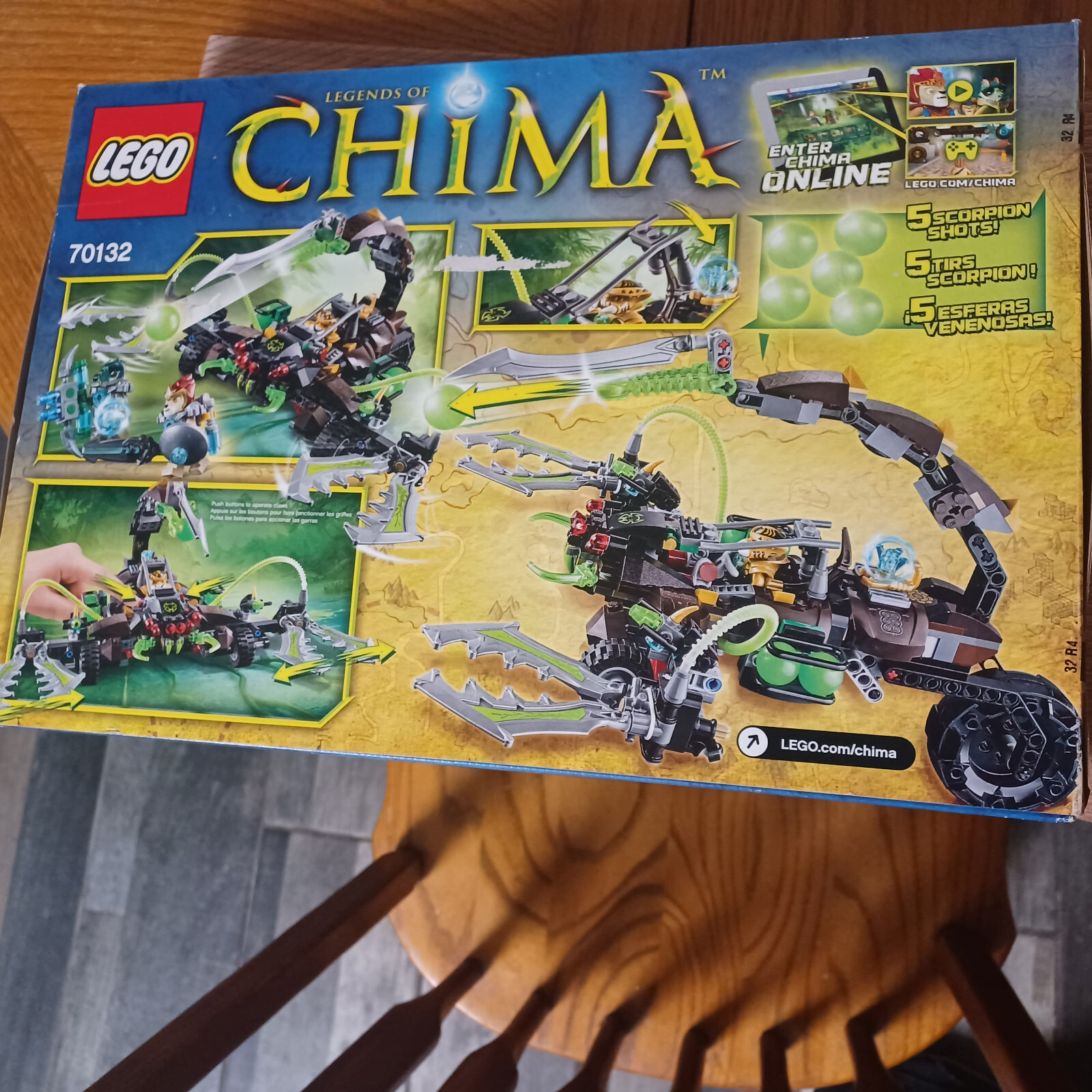 LEGO LEGENDS OF CHIMA: Scorm's Scorpion Stinger (70132) for sale online ...