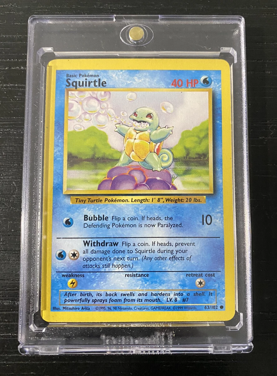 Pokemon Squirtle Card