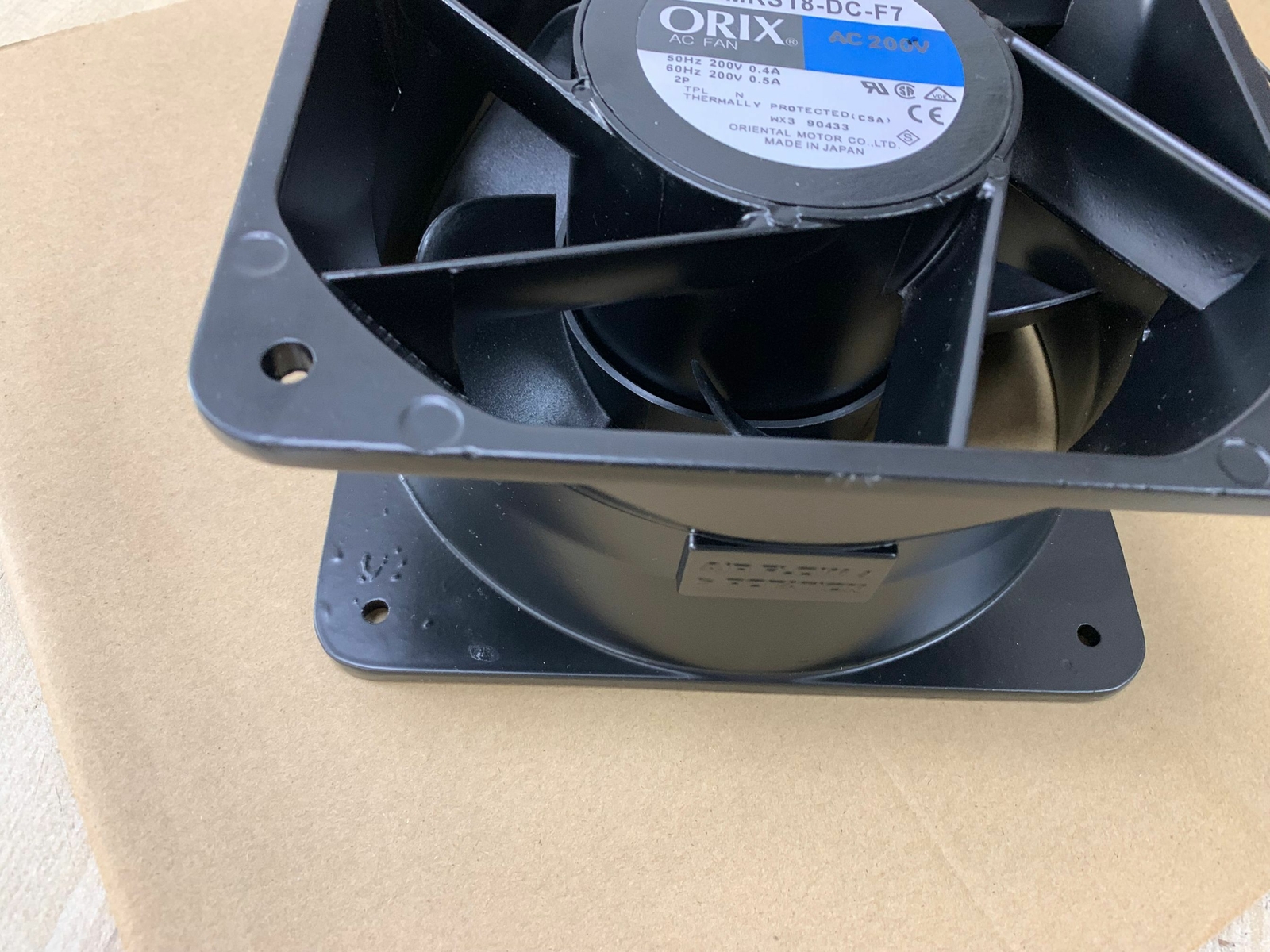 ORIX MRS18-DC-F7 Inverter cooling fan AC200V 0.4/0.5A 70/77W | eBay