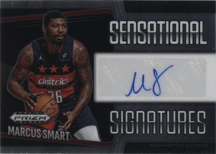 2024-25 Panini Prizm Black - Sensational Signatures Marcus Smart ...