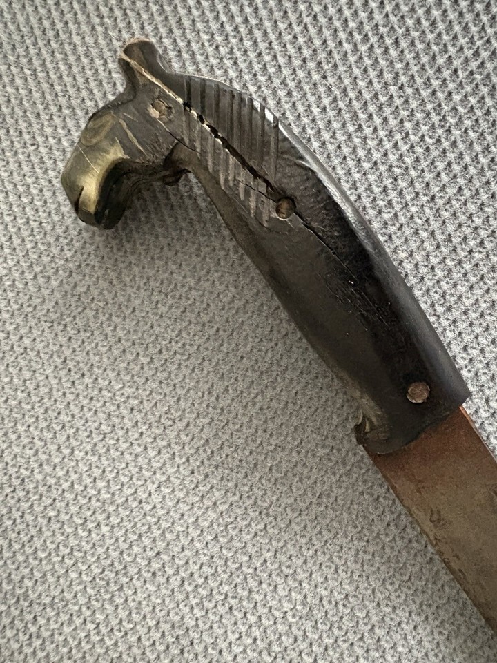 Vintage Latin American Dominican machete knife figural horse head ...