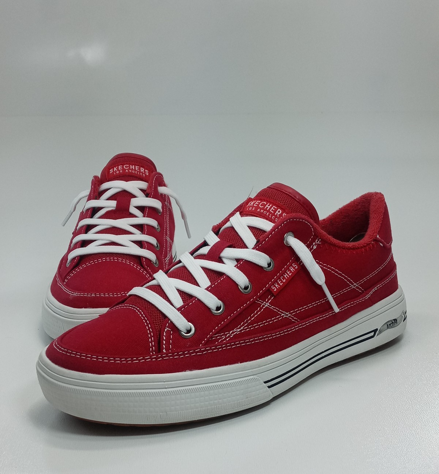 Skechers Arcade Arch Fit Arcata Red Sneaker Women's Comfort Shoe Size 8 ...