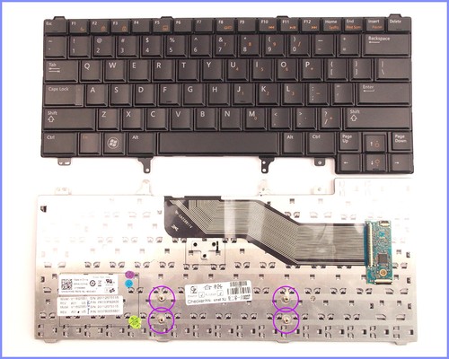 Laptop US Layout Keyboard For Dell Latitude E6330 E6430 0C7FHD 0XMRJV ...