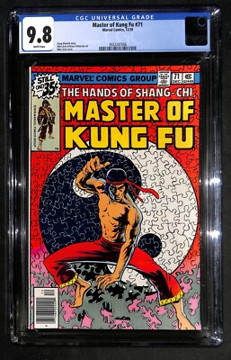 Master of Kung Fu #71 CGC 9.8 - Mike Zeck Cover Marvel Comics 1978 (XO ...
