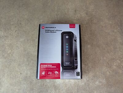 ARRIS MOTOROLA SB6121 DOCSIS 3.0 CABLE MODEM WITH FORCEWARE ULA3-2 | eBay