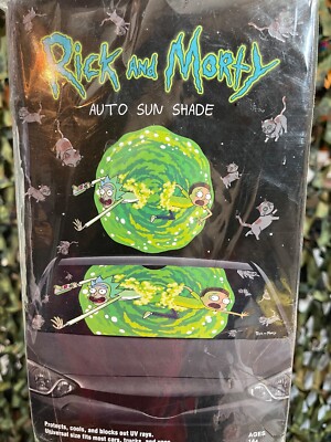 2018 Rick And Morty Portal Jump Cartoon Network Universal Auto Sun ...