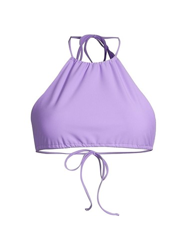 Jade Swim LAVENDER Gia Halter Neck Bikini Swim Top, US X-Small | eBay