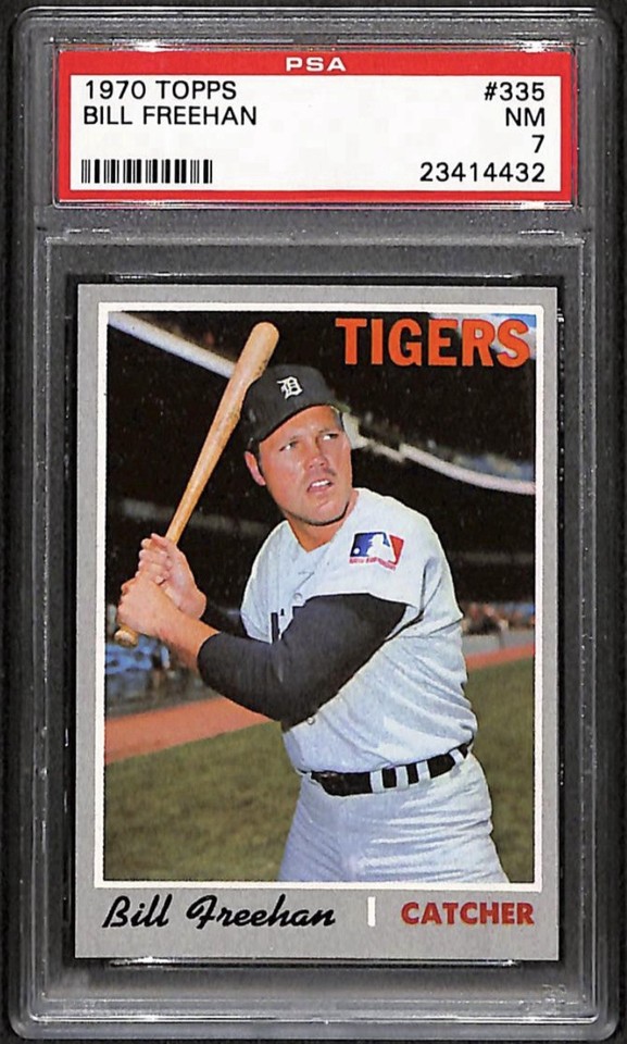 1970 Topps Bill Freehan #335 PSA 7 Near Mint Detroit Tigers | eBay