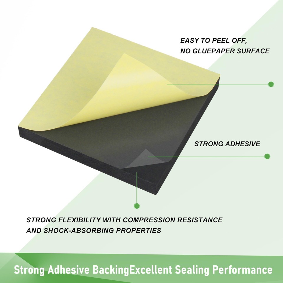 Mechanical Vibration Damping Pads Sound Dampening Foam Padding, 10 Pcs ...