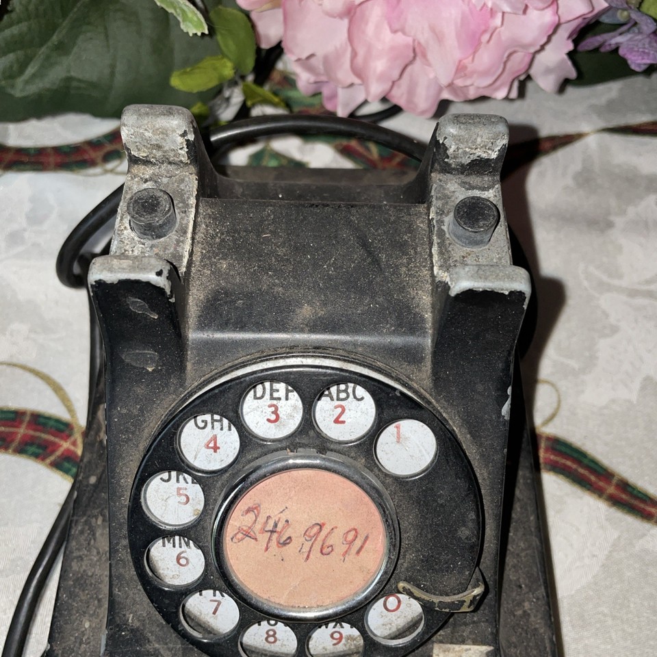 WESTERN ELECTRIC METAL 302 TELEPHONE WITH dial | eBay