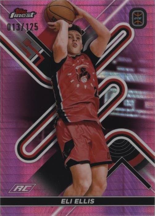 2022-23 Topps Finest OTE Overtime Elite - Eli Ellis #29 Pink Prism ...
