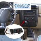 New A/C & Heater Control Unit 55037473AB For Jeep Wrangler TJ 99-01 ...