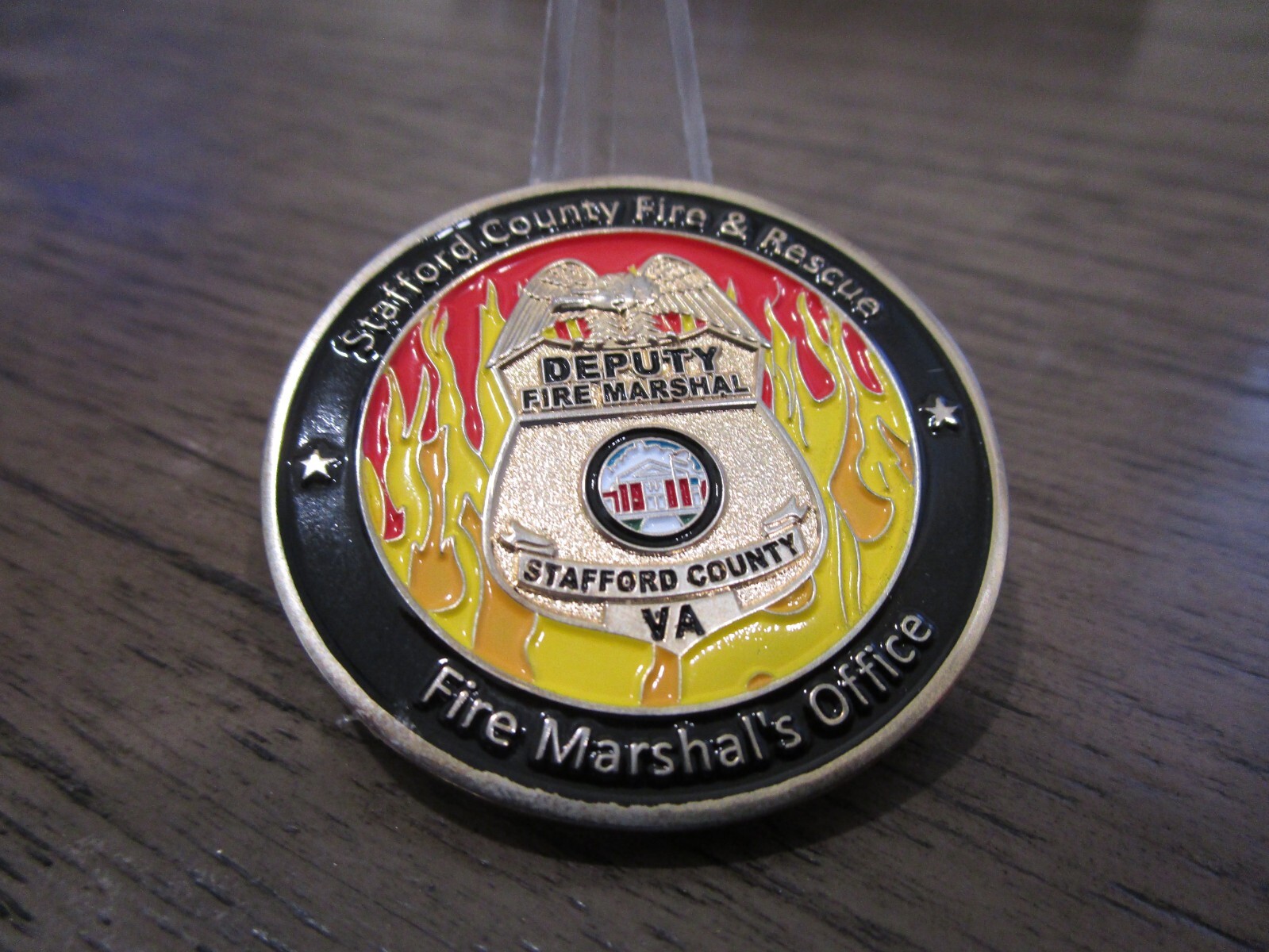 Stafford County VA Fire & Rescue Deputy Fire Marshal Challenge Coin ...