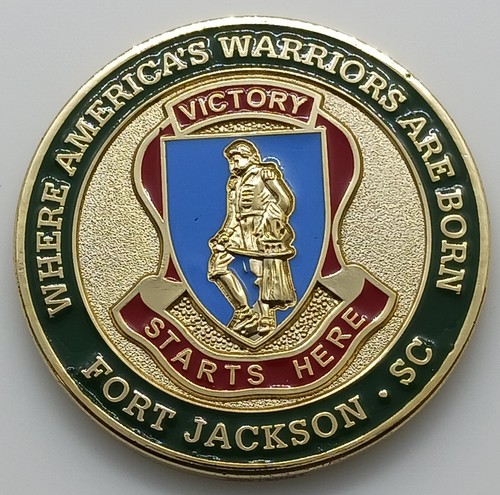 US Army Fort Jackson Challenge Coin | eBay