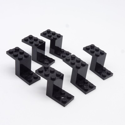 34832 Lego Bracket 5X2X2 1/3 6087 Black Noir Lot de 6 | eBay