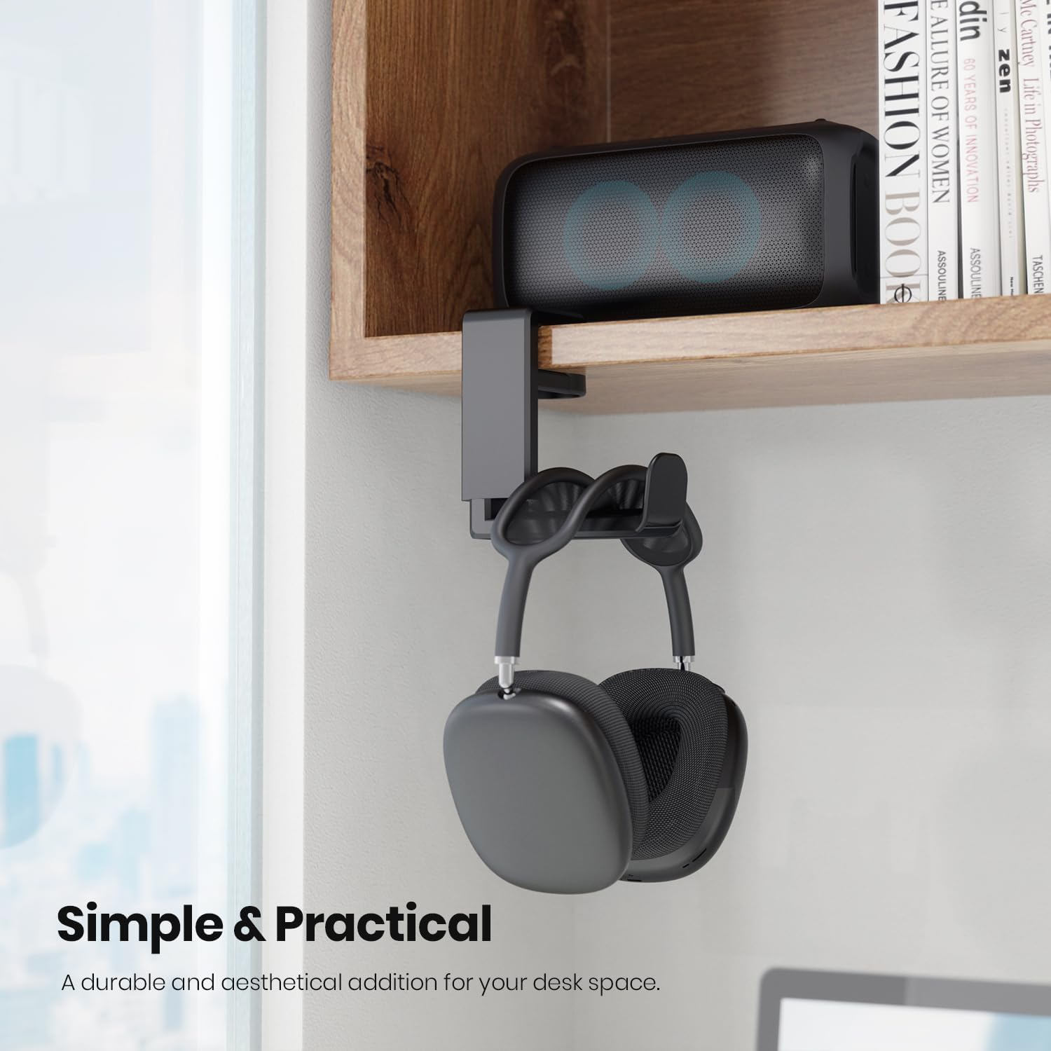 Rotating Headphone Stand - EURPMASK PC Gaming Headset Stand, Adjustable ...