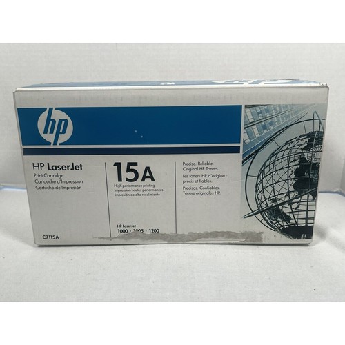 OEM Genuine HP 15A C7115A Black Laserjet Toner Print Cartridge HP ...