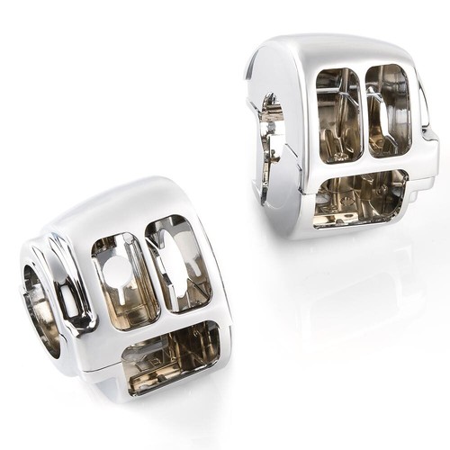 KiWAV Chrome Aluminum Switch cover kit for 2011 Harley Rocker C FXCWC ...