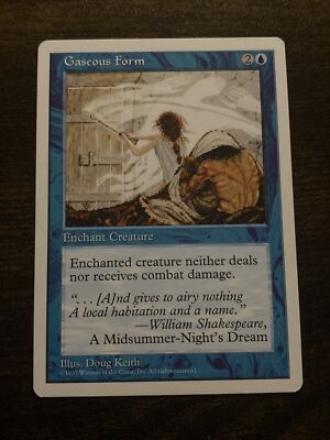 Gaseous Form Fifth 5th Edition MTG Magic The Gathering L1538* | eBay