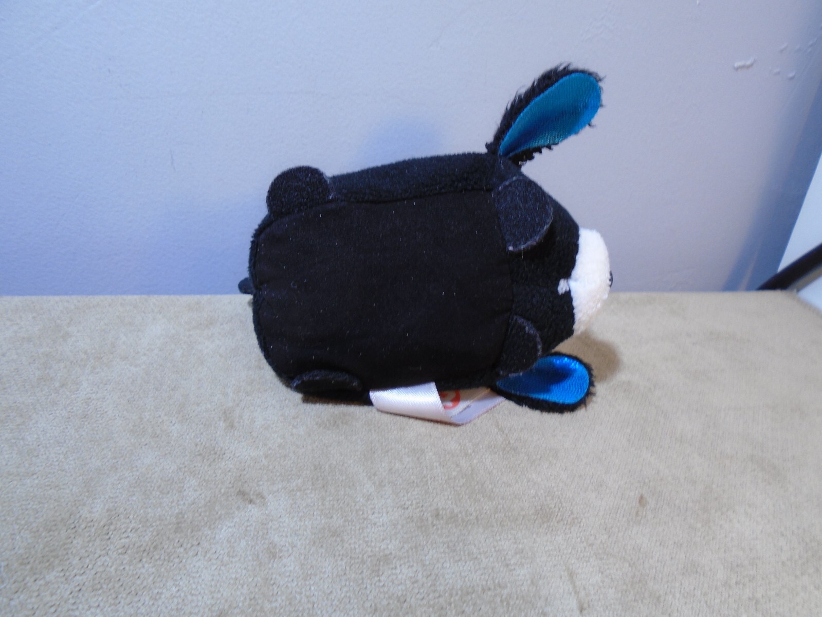 2017 TY BEANIE BOOS TEENY Tys STACKABLE MARCI THE BLACK WHITE PUPPY DOG ...