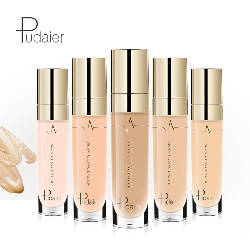 Pudaier Liquid Foundation Concealer Long Lasting Waterproof Full ...