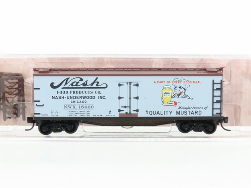 N Scale Micro-Trains MTL 04900860 NWX Nash-Underwood 40' Wood Reefer ...