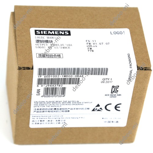 New Siemens LOGO 12/24RCE logic module 6ED1052-1MD00-0BA8 6ED1 052 ...