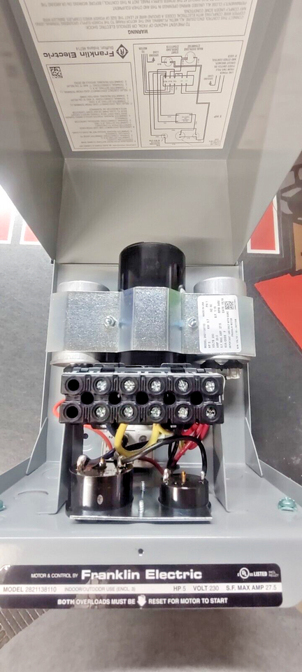 New Franklin Electric 5HP Control Box for Submersible Pumps | eBay