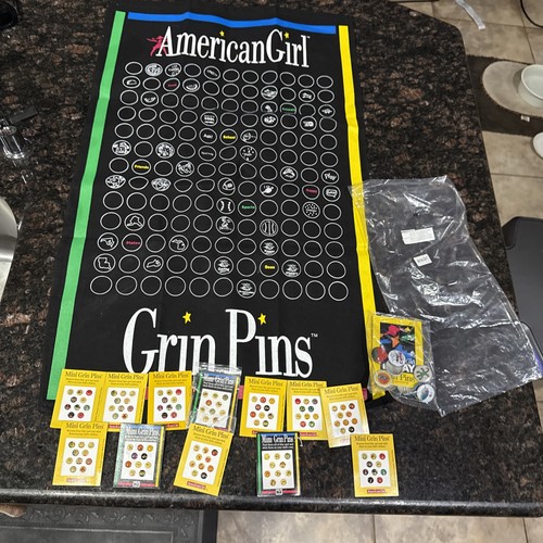 American Girl Pleasant Company Grin Pins & Banner Collection 120 PC++ ...