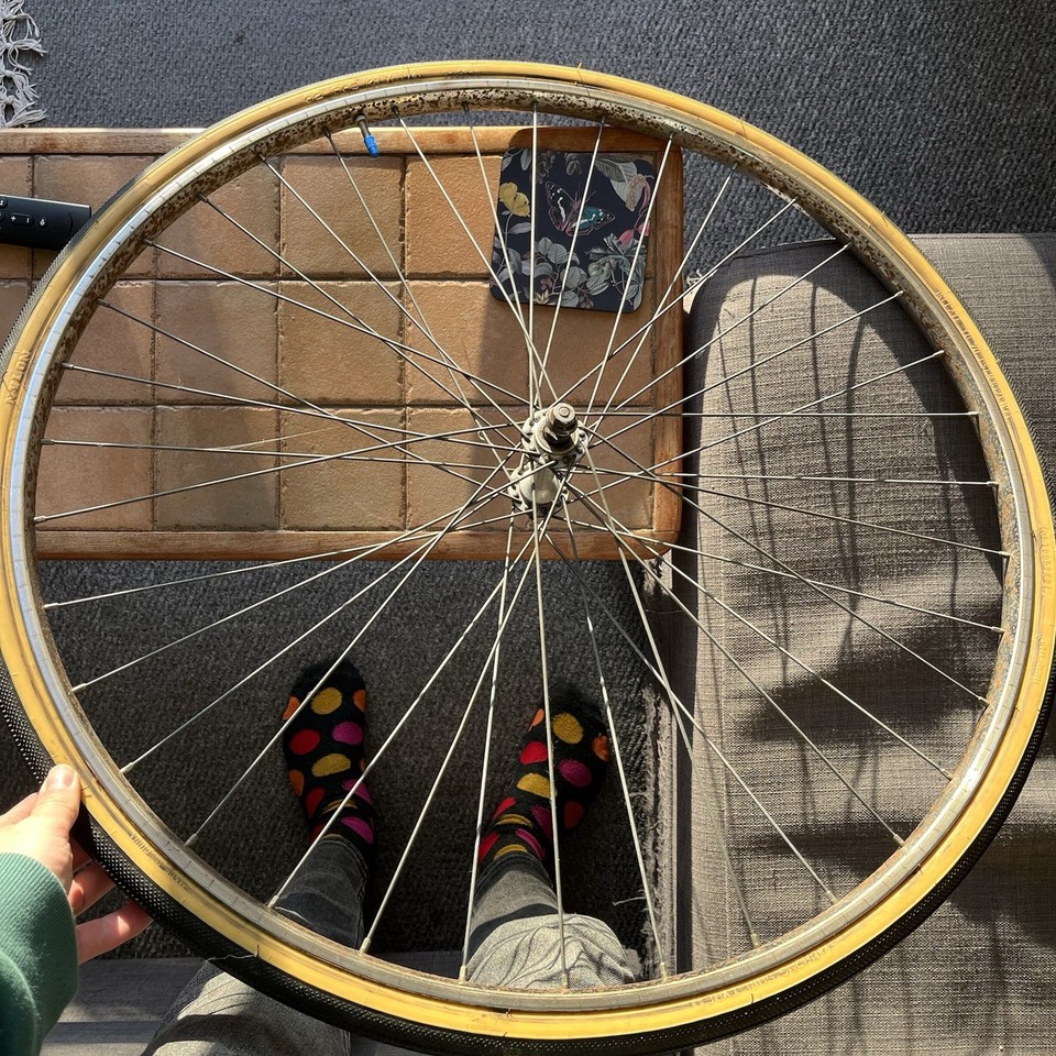 Vintage Bicycle 70s Era 27 x 1 1/4 Lightweight Chrome Rim Set Read ...