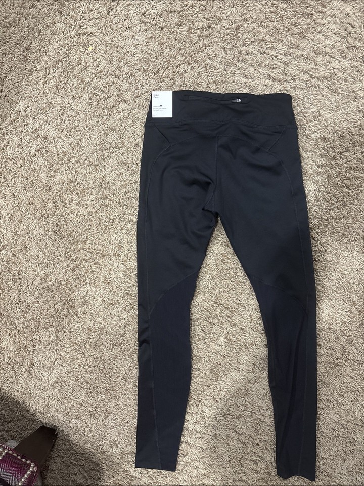 Nike Womens Fast High-Waist Running Leggings Black AT3103-010-Size ...