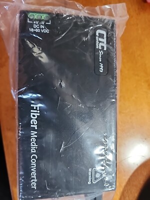 CTC union fiber media converter FMC-10/100-SC20A/DC | eBay