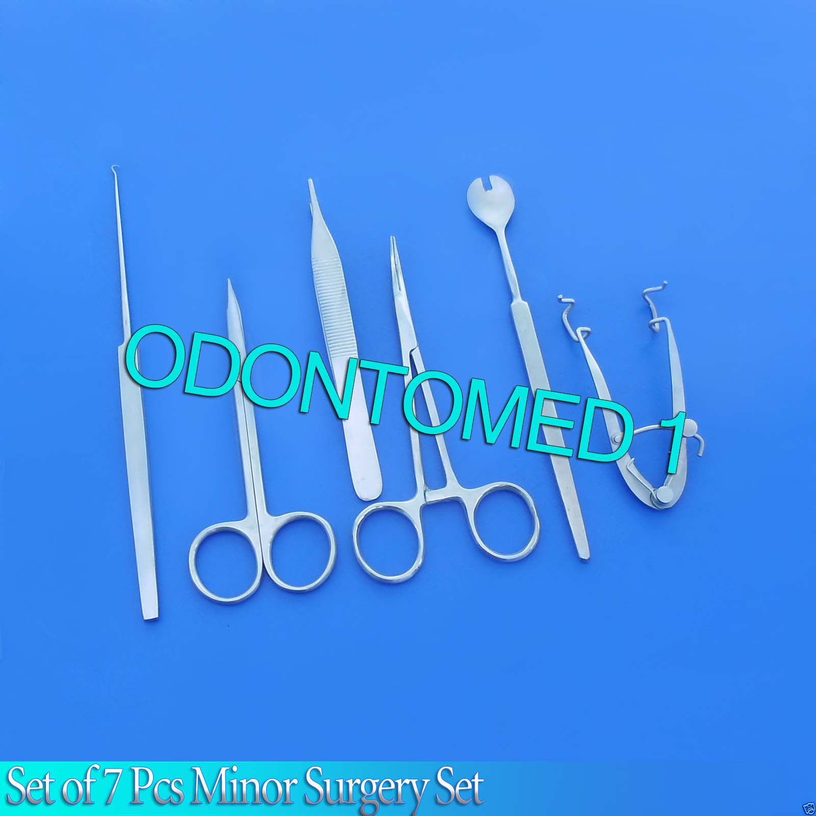 SET OF 7 PC O.R GRADE ENUCLEATION MINOR MICRO SURGERY OPHTHALMIC ...